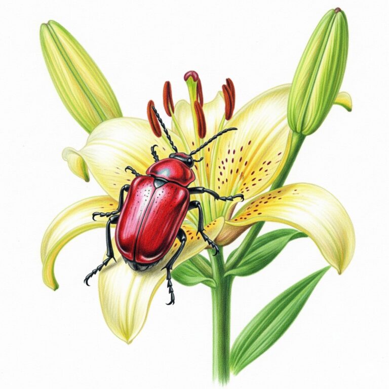 What are these red beetles on my lilies? - The Easy-care Garden